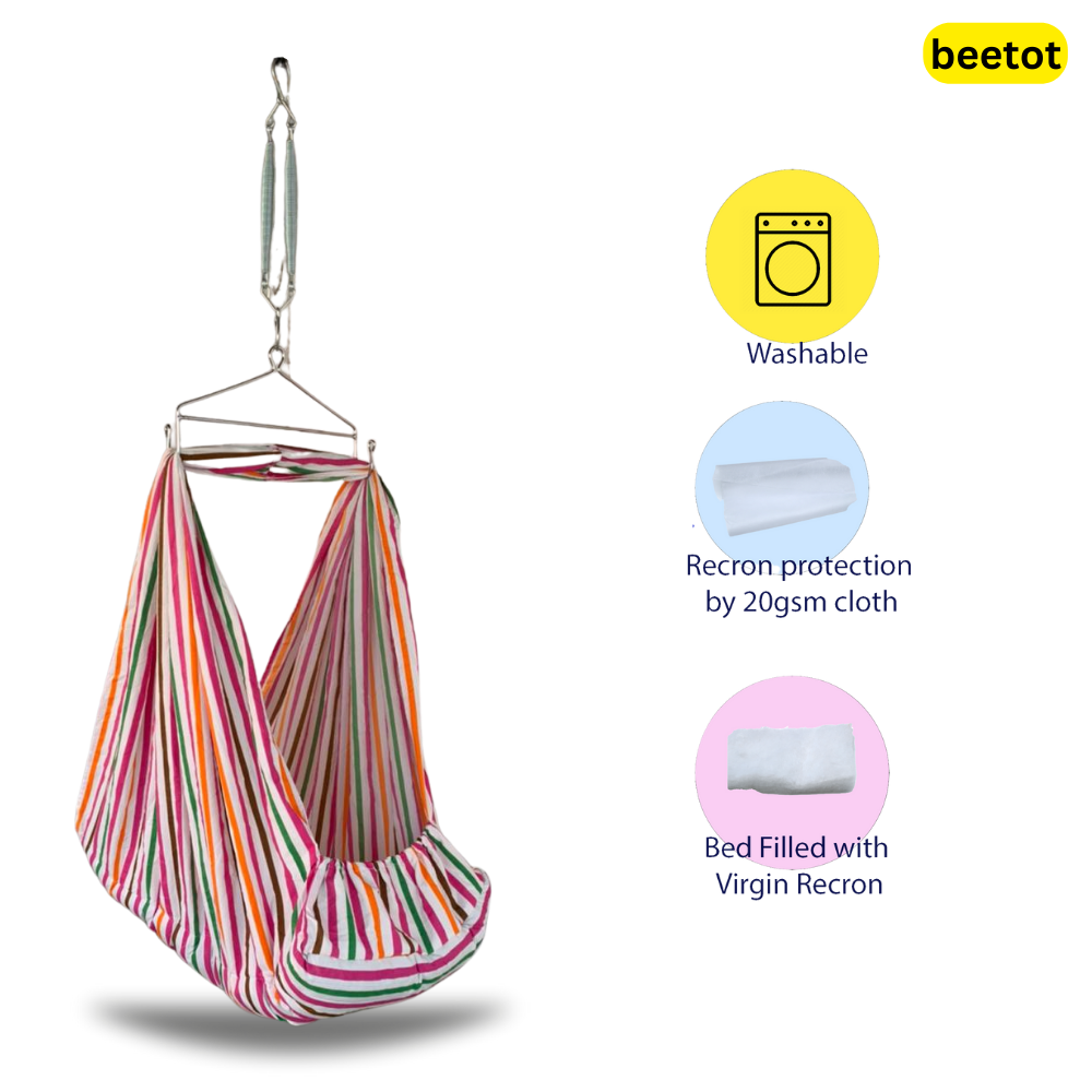 Baby Cradle-Pink Striped – beetot